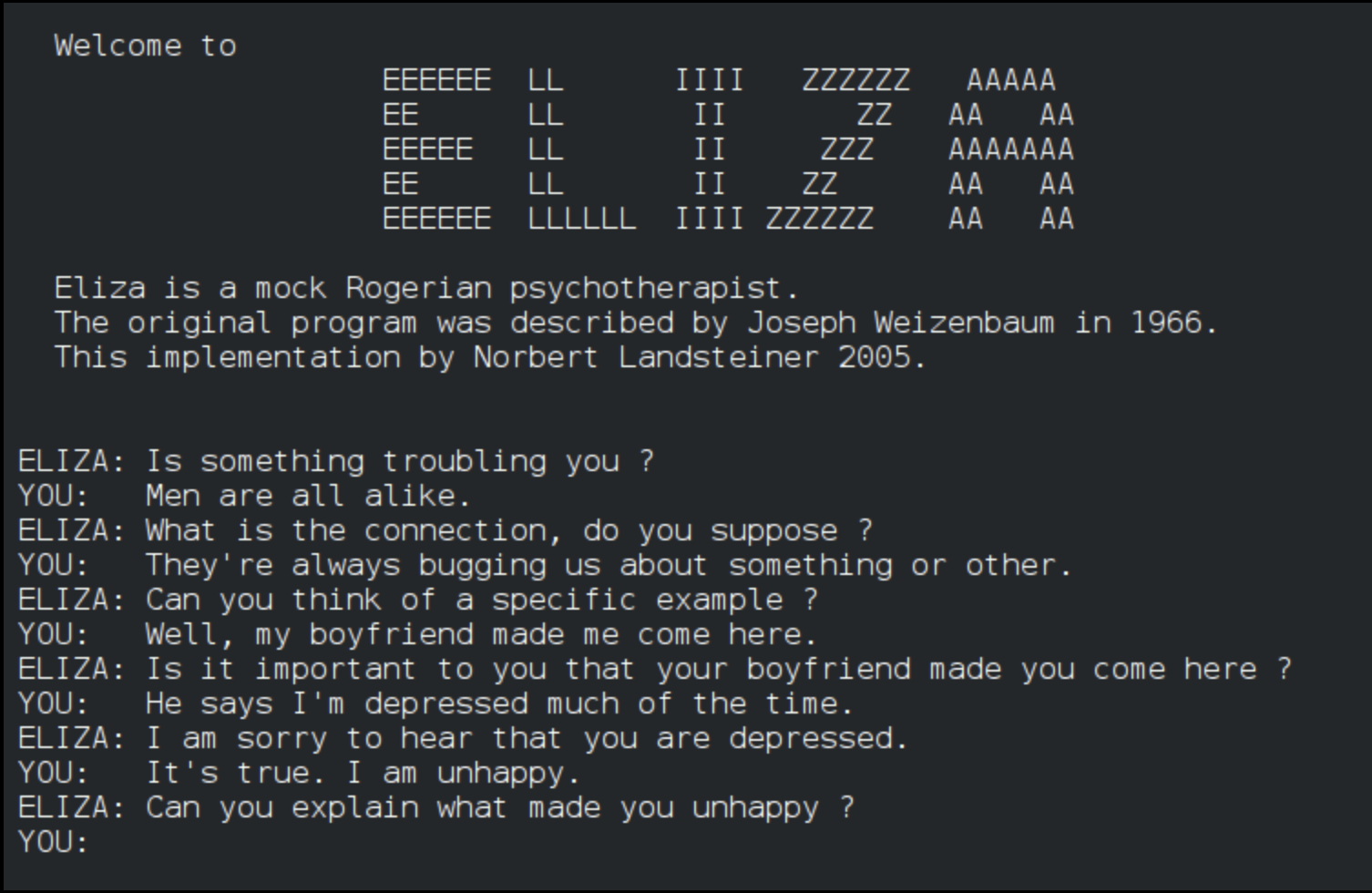 Eliza: Il Primo Chatbot della Storia
